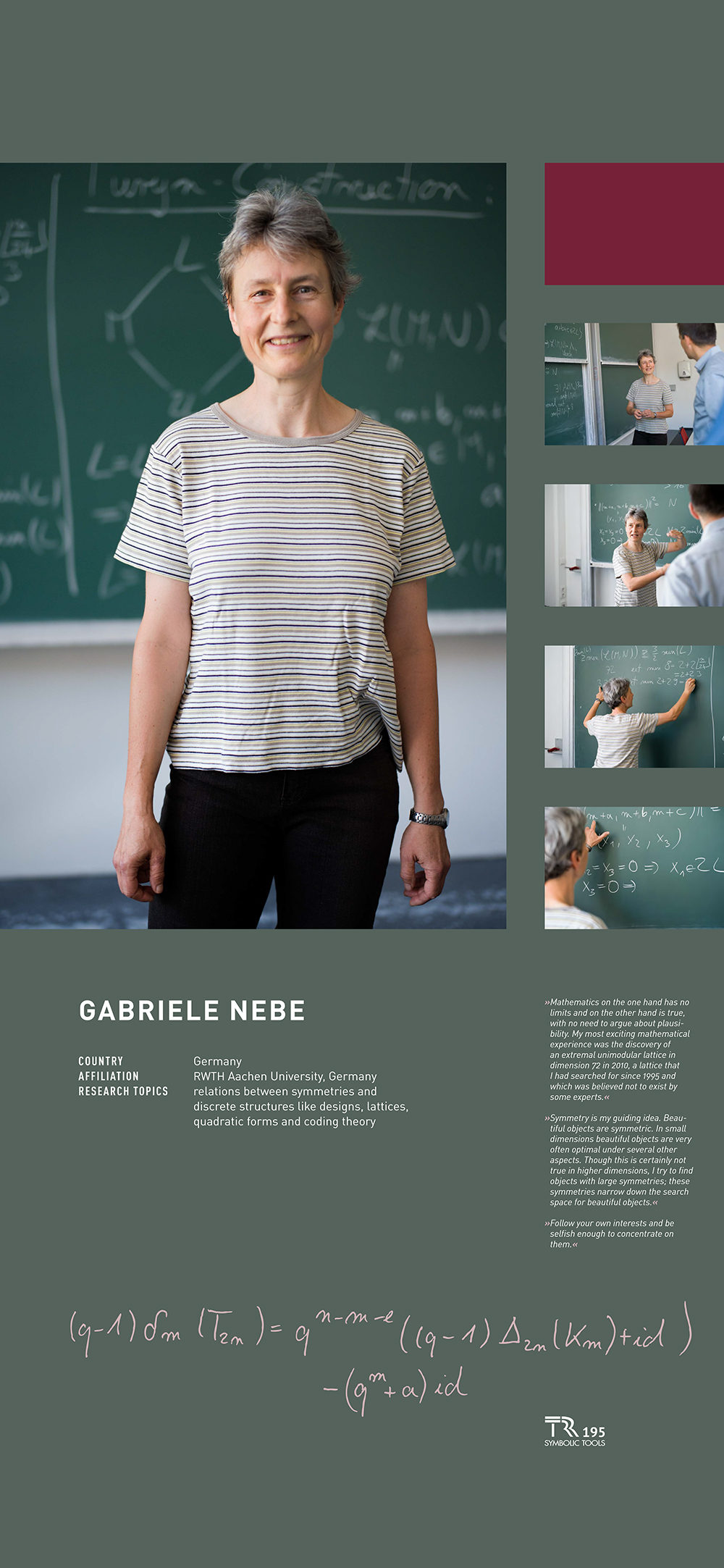 SISTER EXHIBITIONS | Women of Mathematics